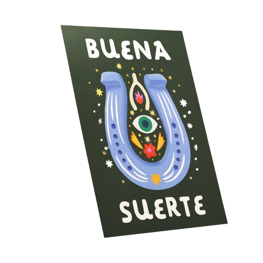 AAPK Good Luck, Buena Suerte Card – Feliz Modern