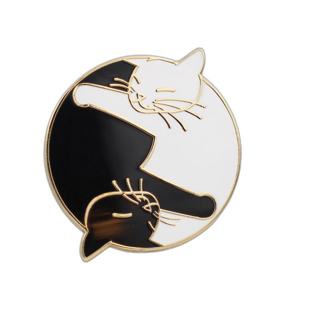 RSL Yin Yang Cat Pin – Feliz Modern