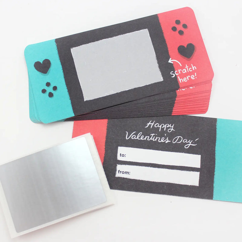 IKP Game On Scratch Off Valentines Day Cards – Feliz Modern