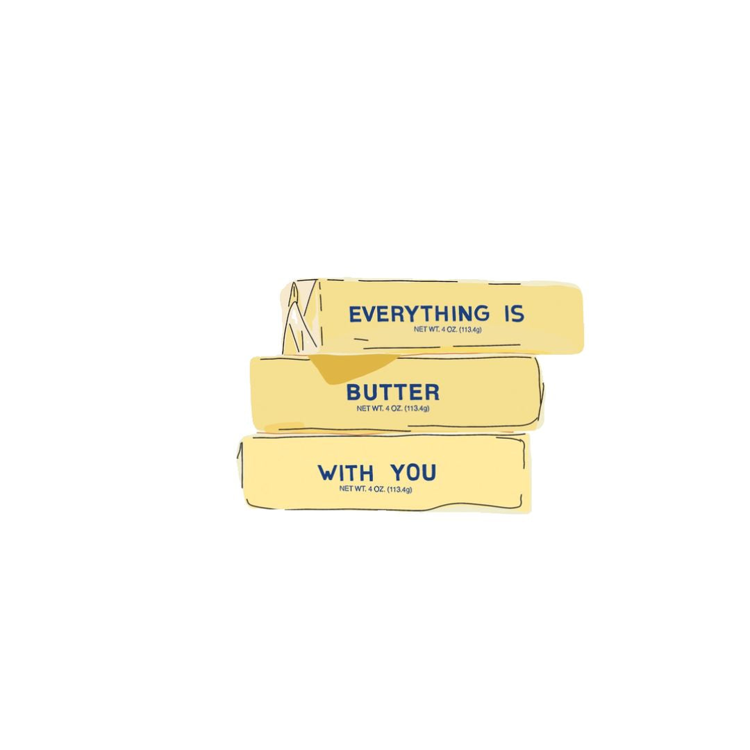 DWGS Butter WIth You Sticker – Feliz Modern