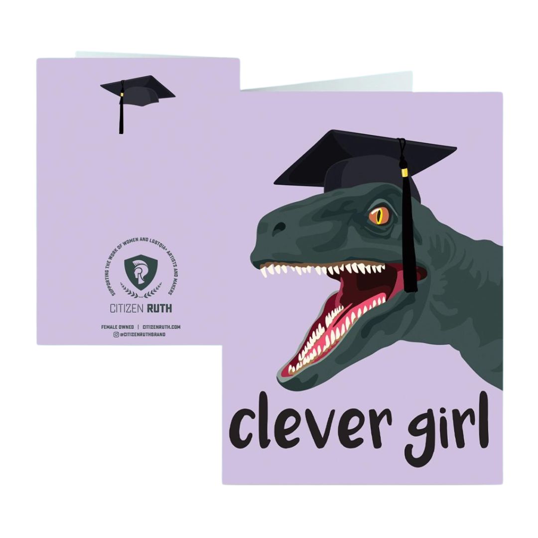 CTR Clever Girl Graduation Card – Feliz Modern