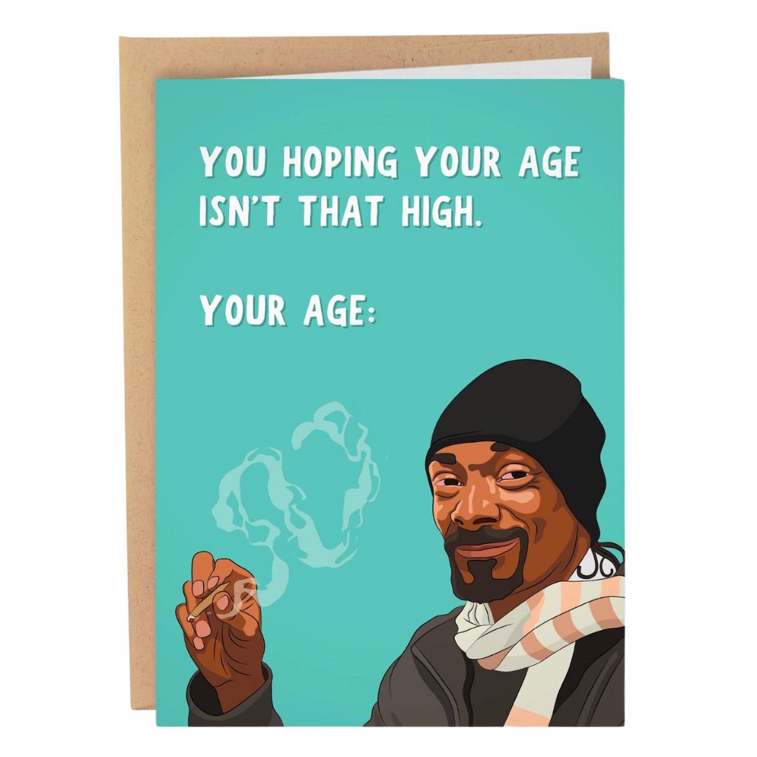 SYGS High AF Age Card – Feliz Modern