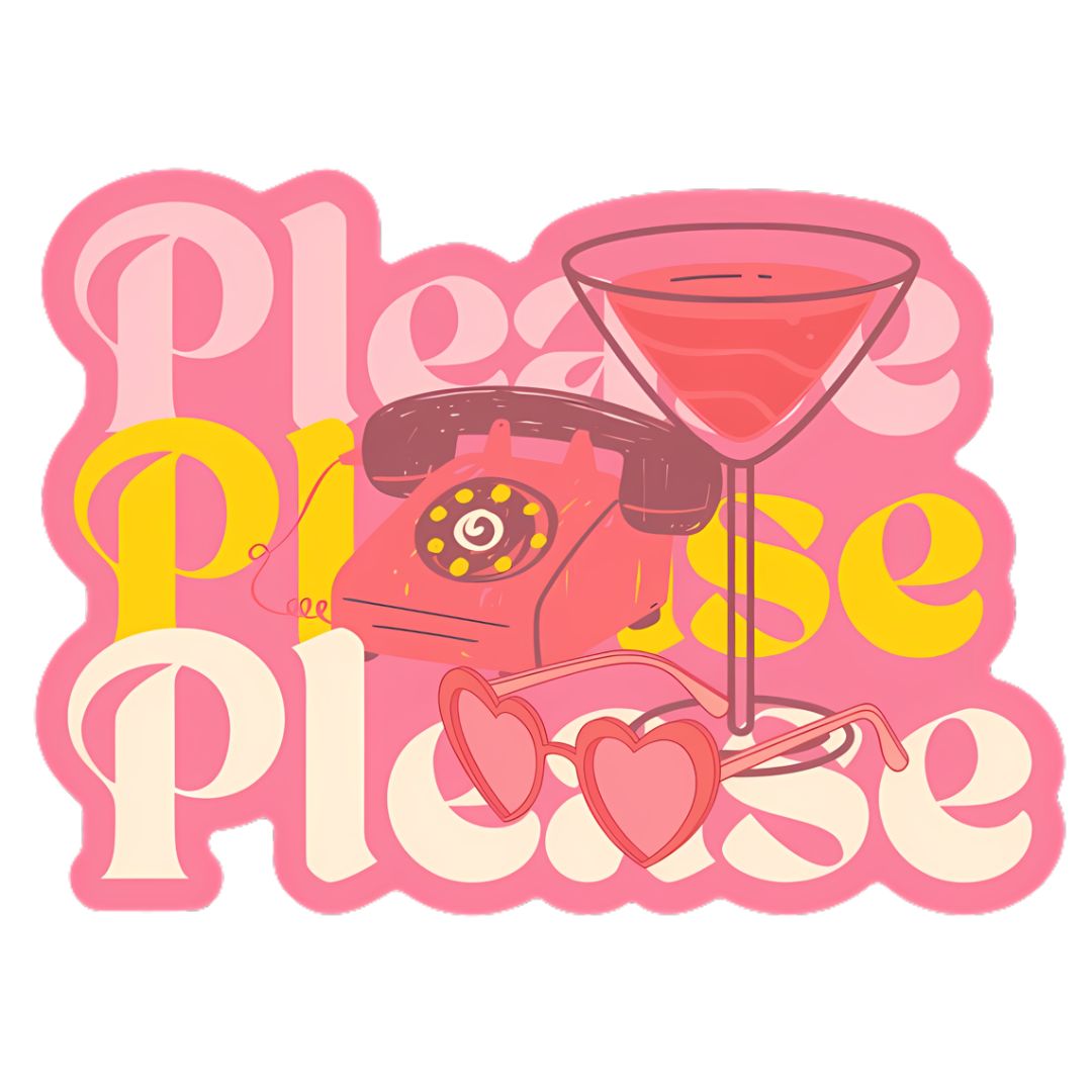IAP* Please Sticker – Feliz Modern