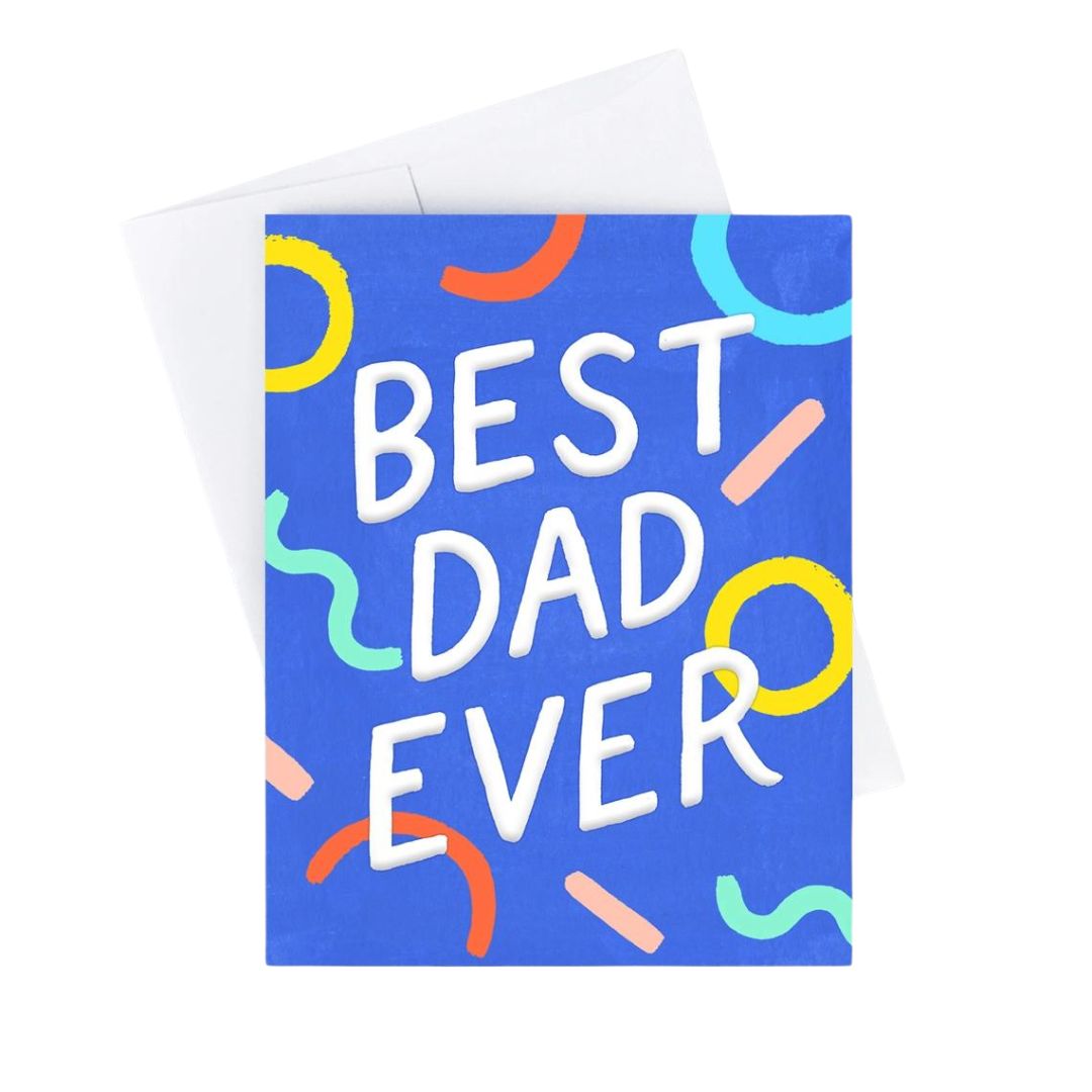 IDL Best Dad Ever Card – Feliz Modern
