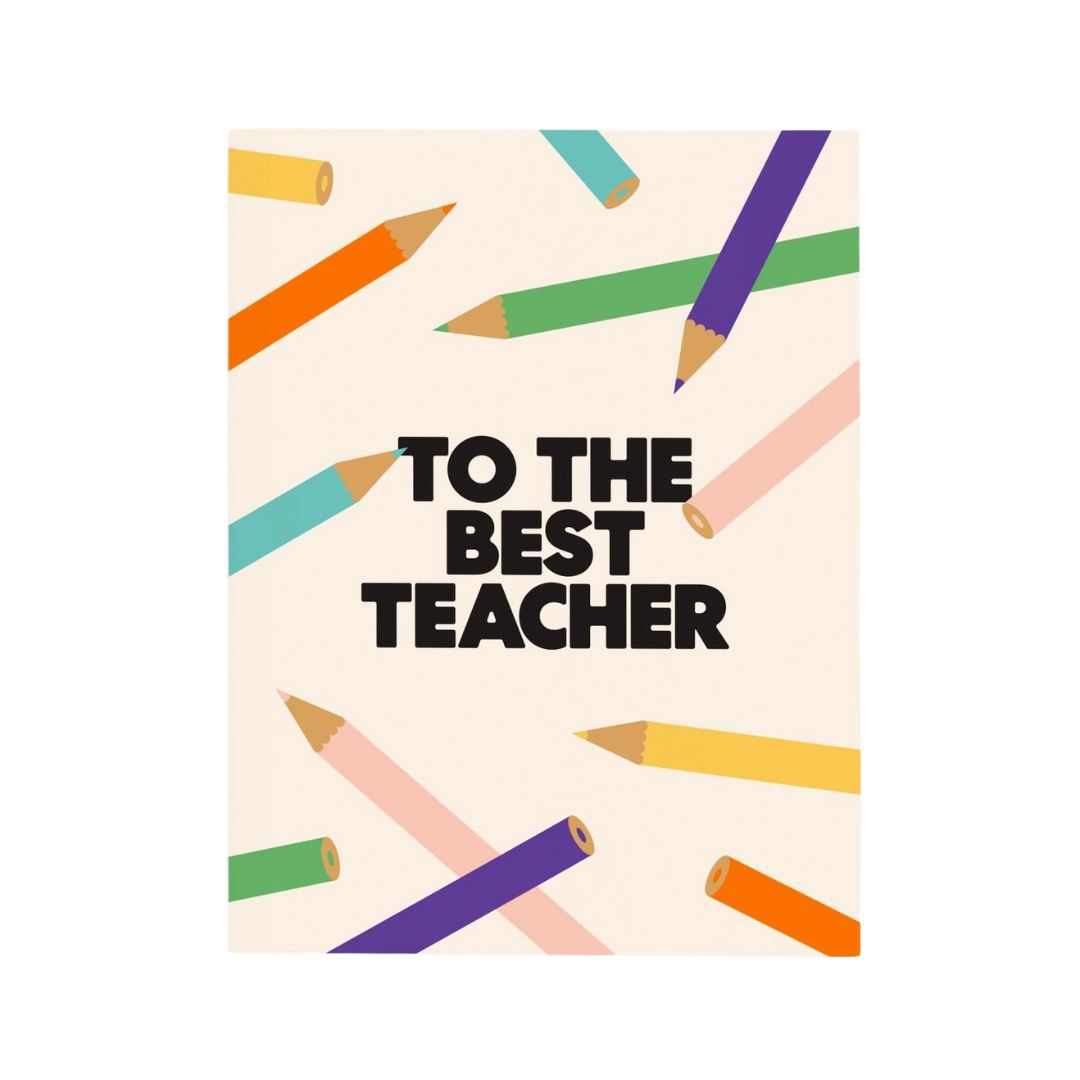 PPAS Best Teacher Card – Feliz Modern