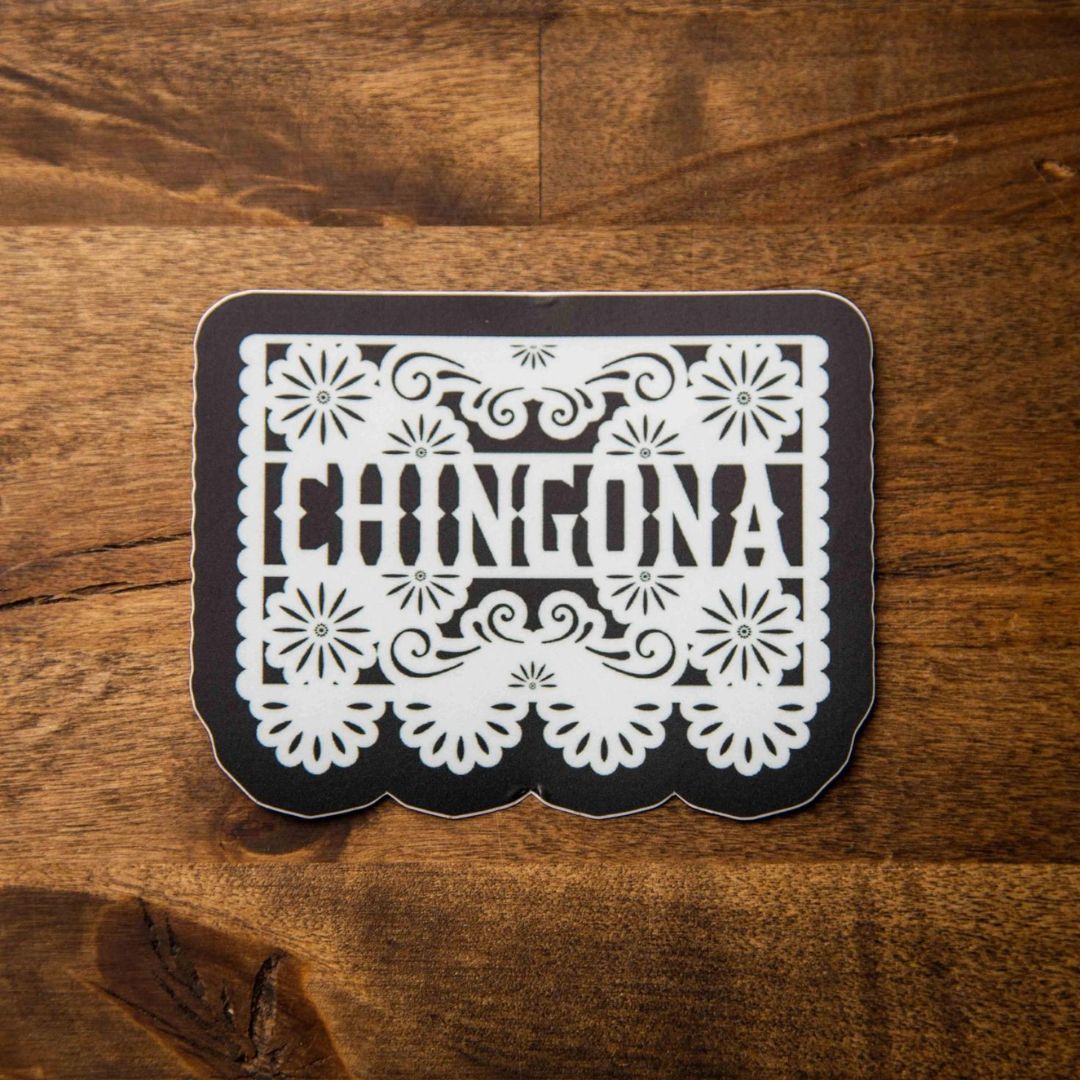 SEB Chingona Papel Picado Sticker – Feliz Modern