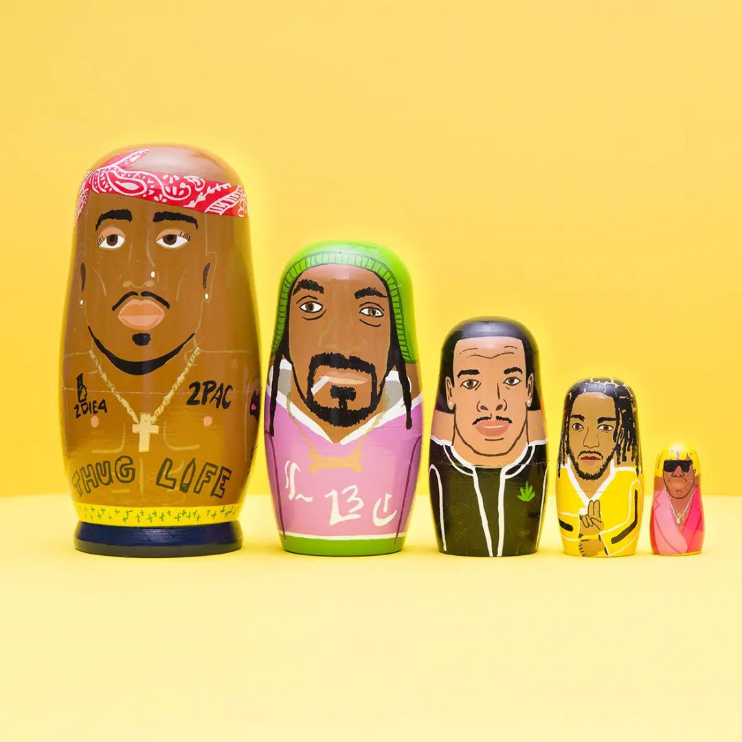 LBS West Coast Rappers Nesting Doll Set – Feliz Modern
