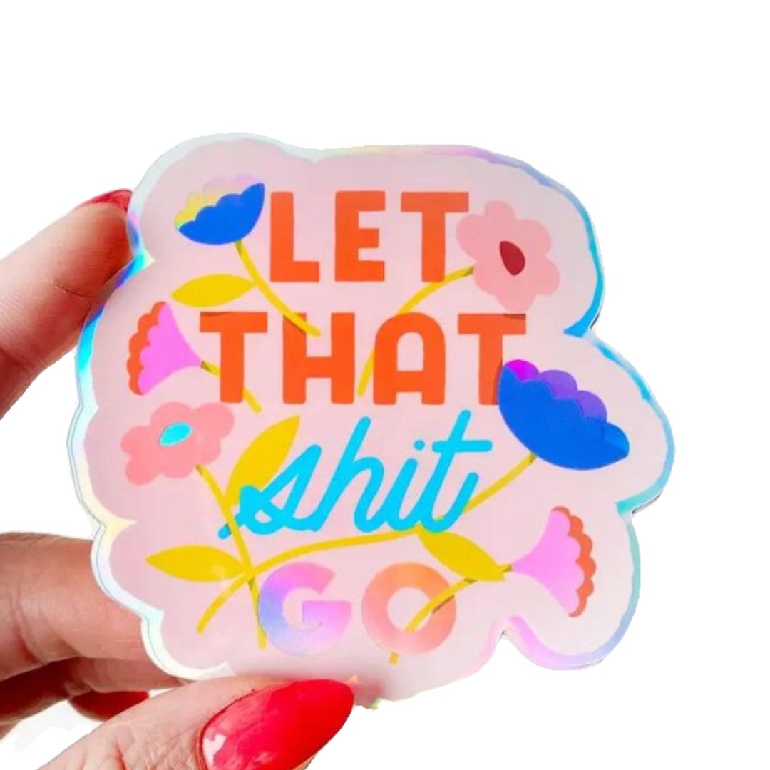 HAND Let That Go Sticker – Feliz Modern