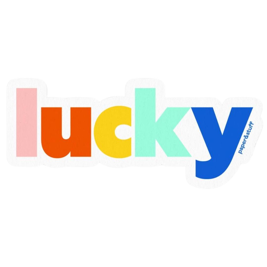 PPAS Lucky Sticker – Feliz Modern