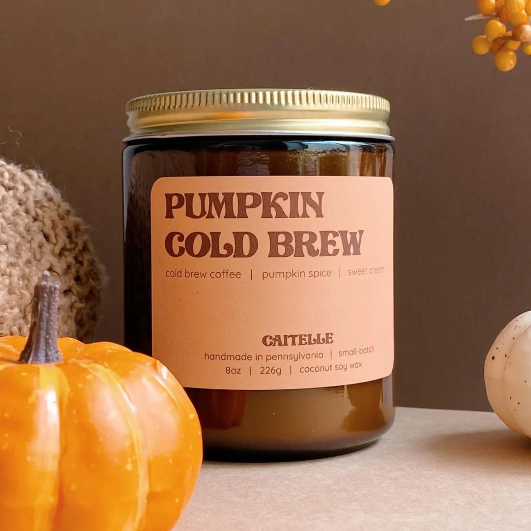 CAIT Pumpkin Cold Brew Candle – Feliz Modern