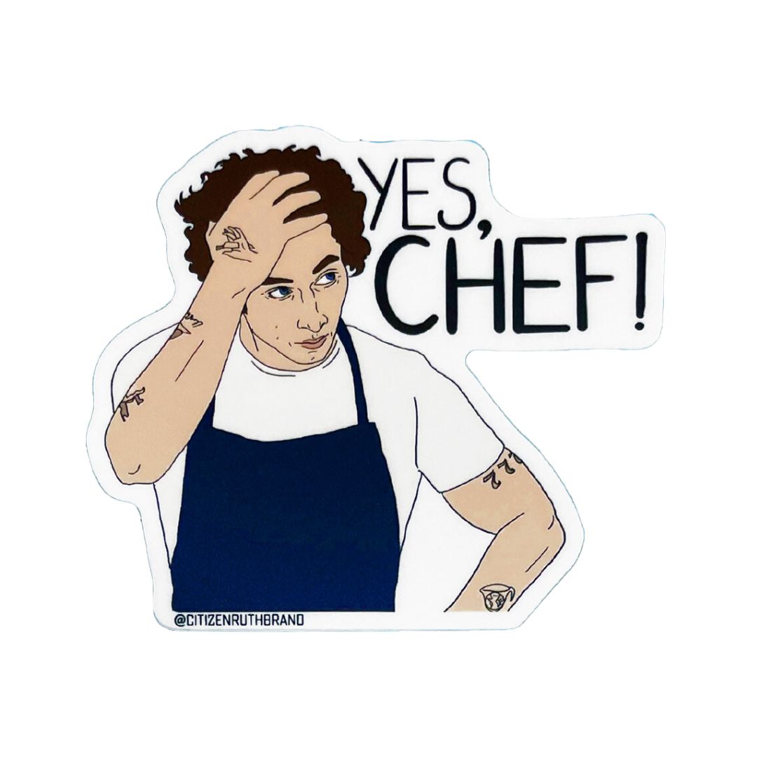 CTR Yes, Chef Sticker – Feliz Modern
