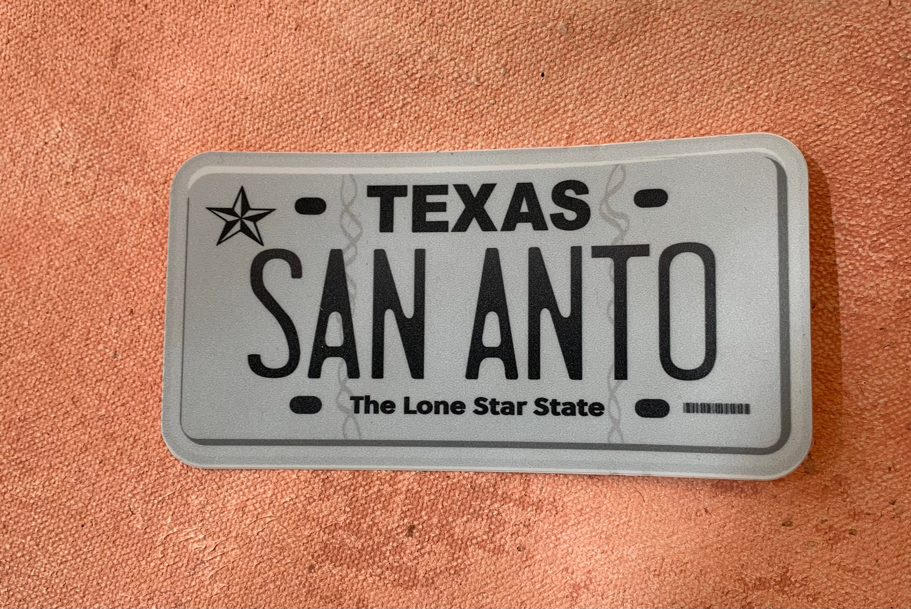 SESU San Antonio License Plate Sticker – Feliz Modern