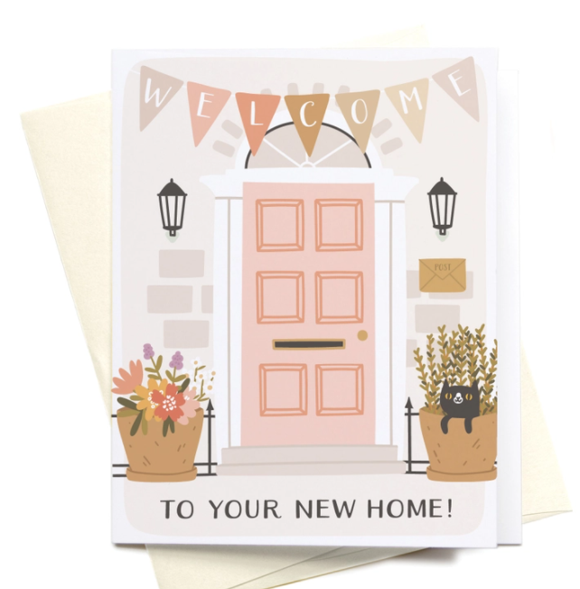 ONKS* Welcome to Your New Home Door Card – Feliz Modern