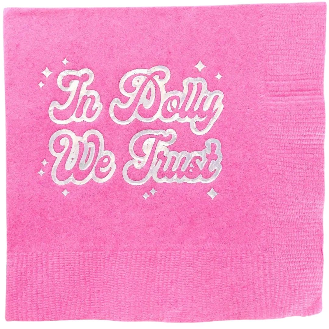 RKPS* In Dolly We Trust Napkins – Feliz Modern