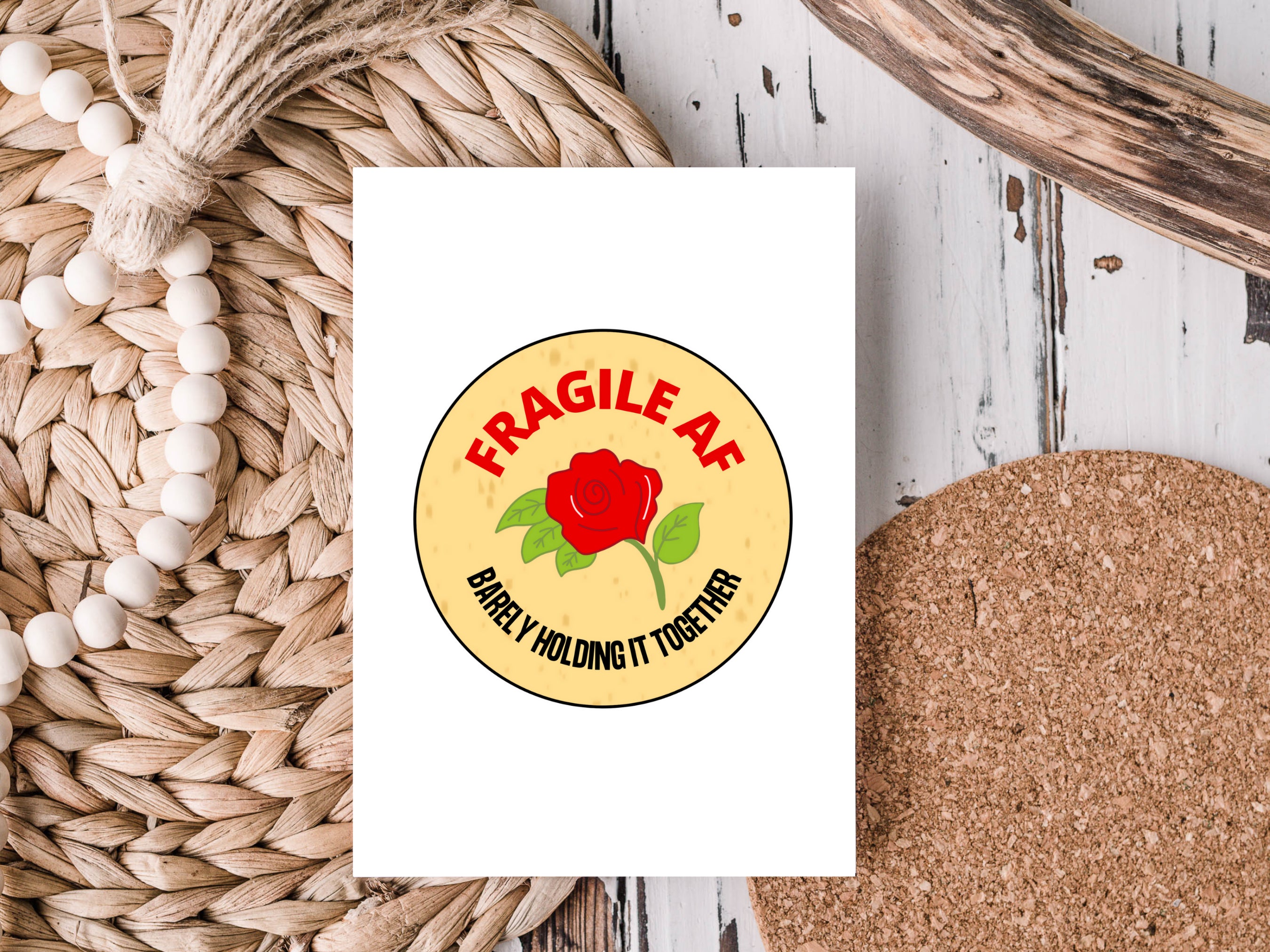 MSTS Fragile AF Card – Feliz Modern