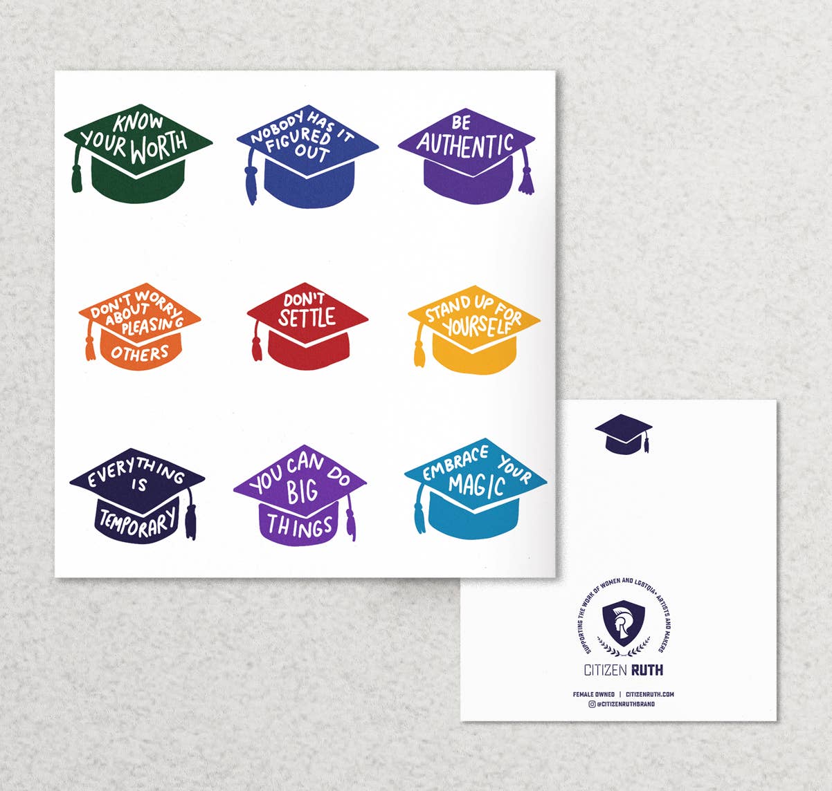 CTR Graduation Caps Card – Feliz Modern