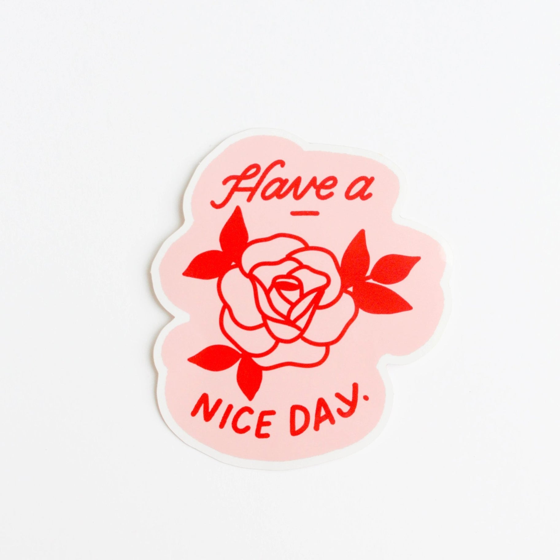 HAND* Have A Nice Day Sticker – Feliz Modern